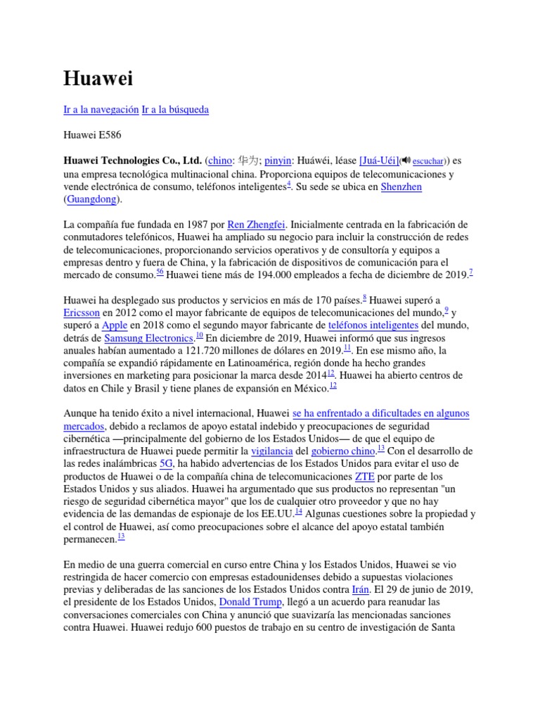 Huawei PDF | PDF | Telecomunicaciones | Electrónica