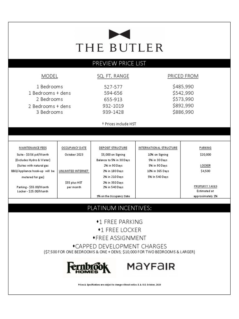Butler Platinum Price List | PDF | Payments | Economies