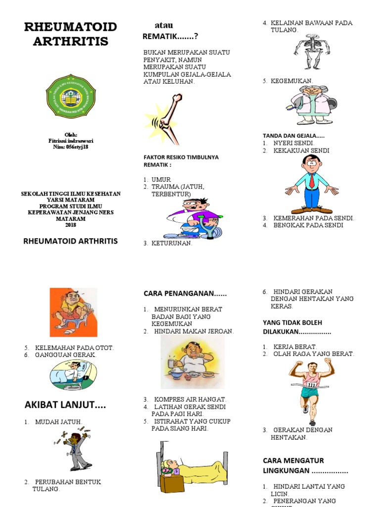 Leaflet Rheumatoid Arthritis | PDF