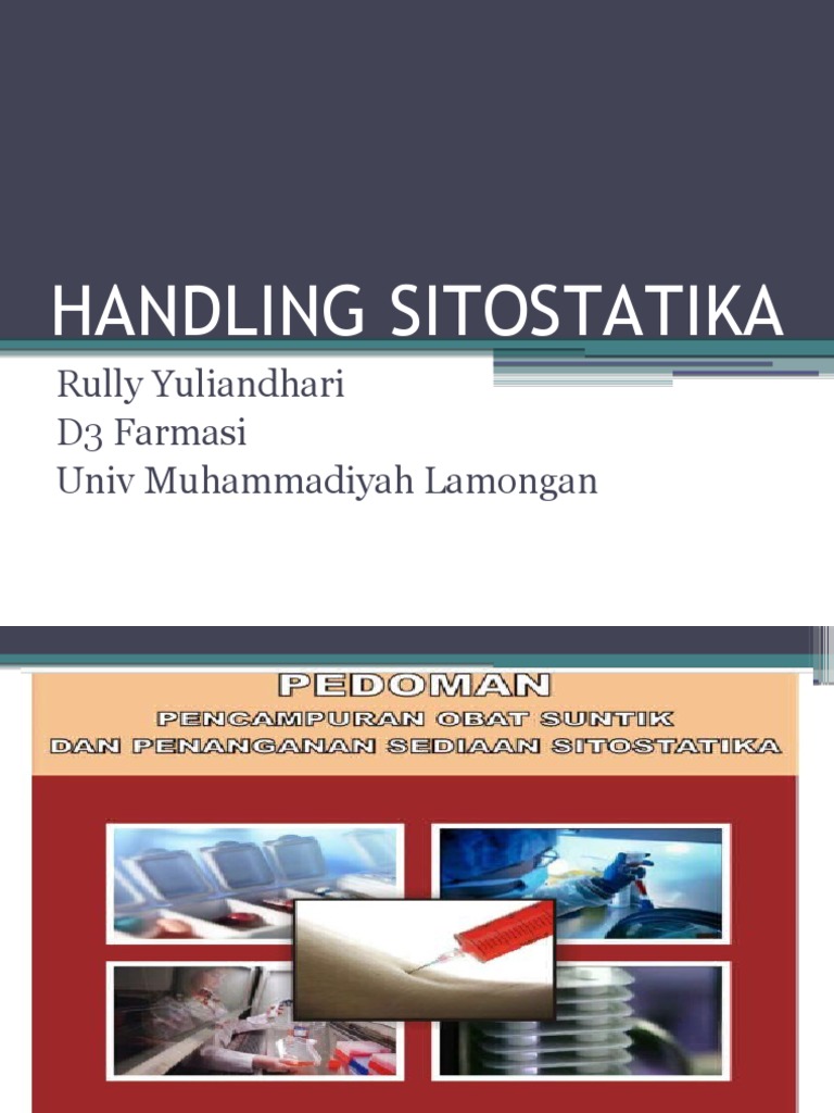 Panduan Lengkap Penanganan Obat Sitostatika | PDF