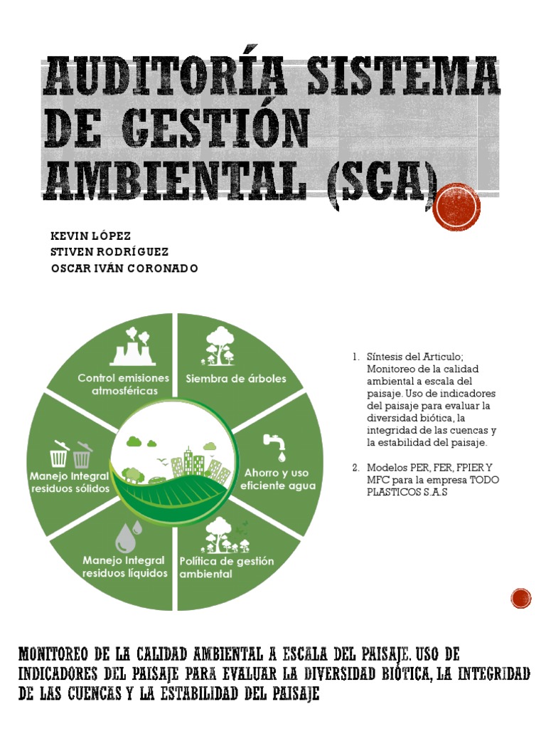 Auditoría Sistema de Gestión Ambiental (Sga) | PDF | Residuos | Contaminación