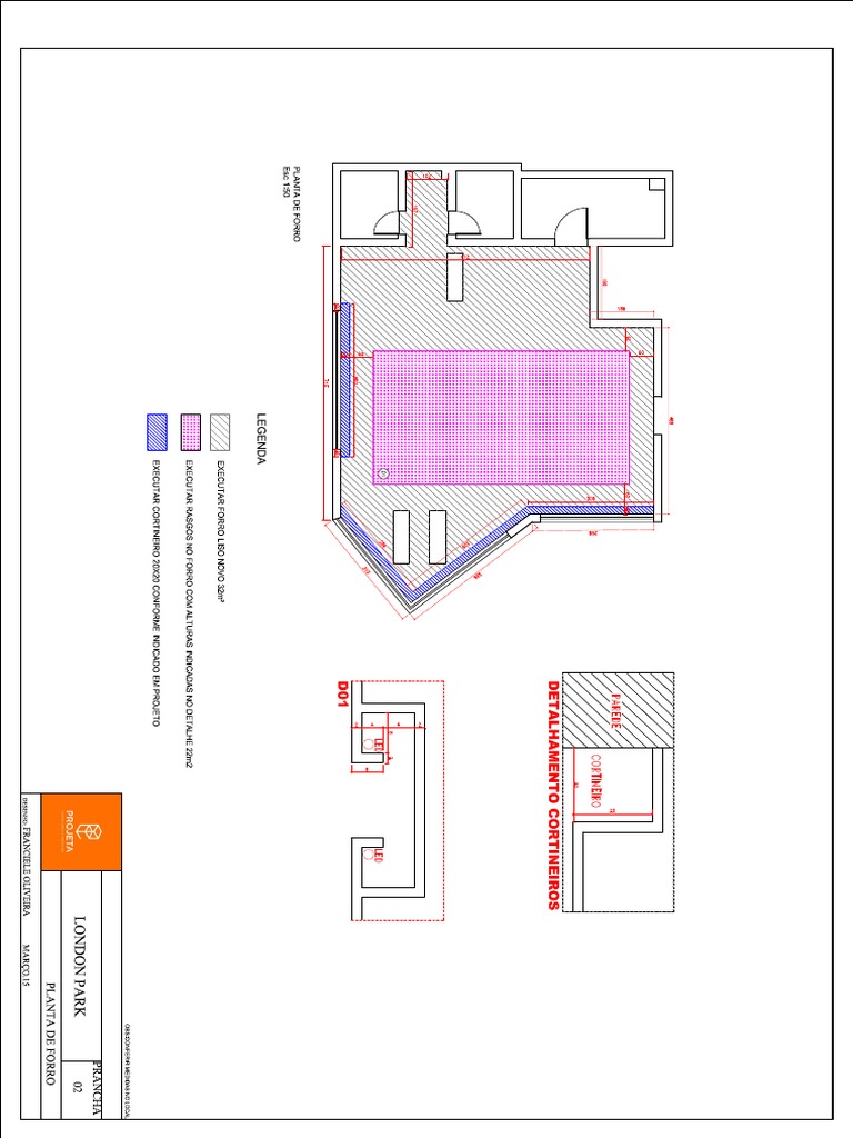 P02 - Planta de Forro | PDF