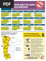 Bin Collection Calendar 2025 | PDF | Waste Management | Waste