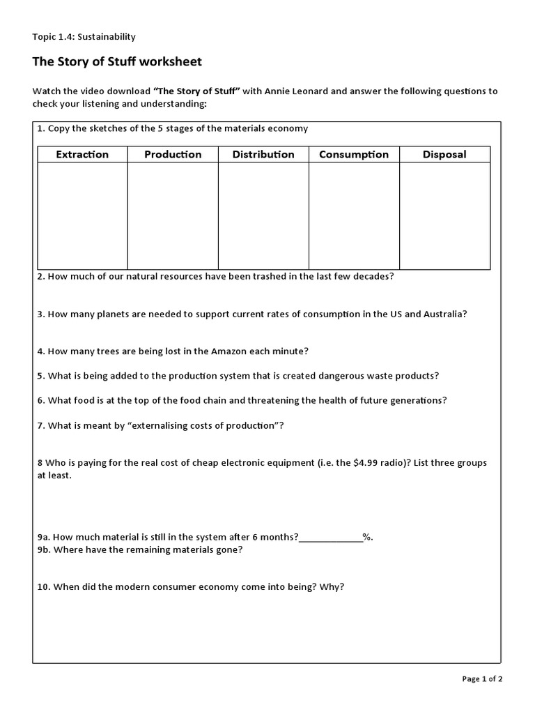 the-story-of-stuff-worksheet-pdf