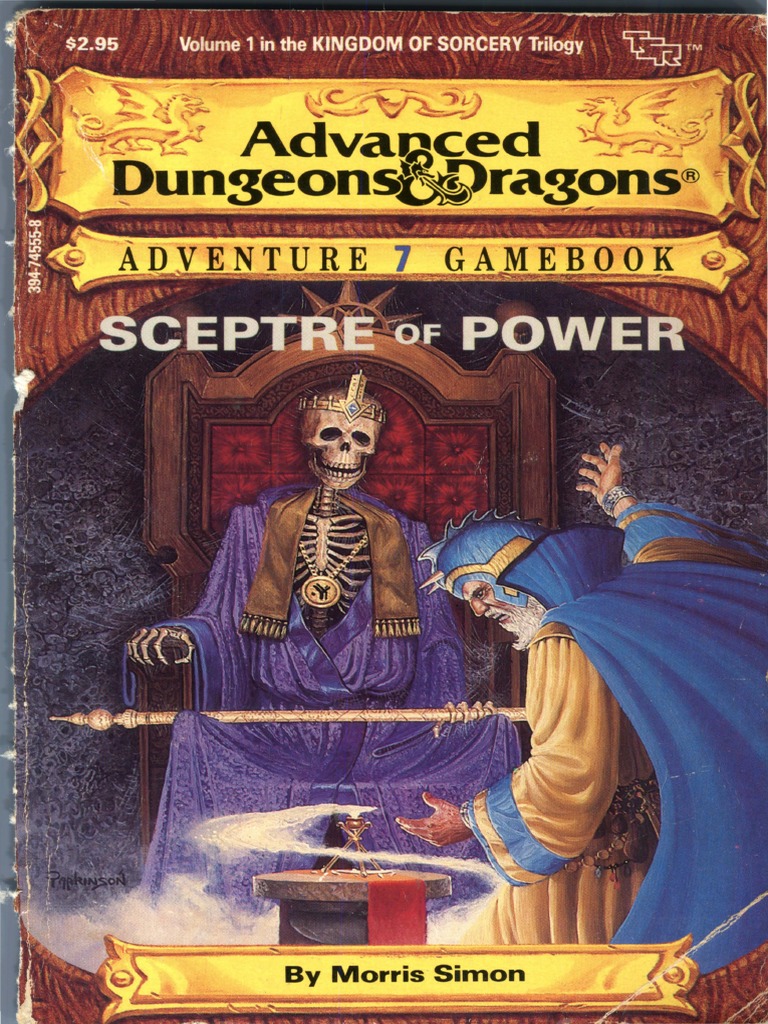 AD&D Adventure Gamebooks Sceptre of Power PDF | PDF | Elf (Dungeons & Dragons)
