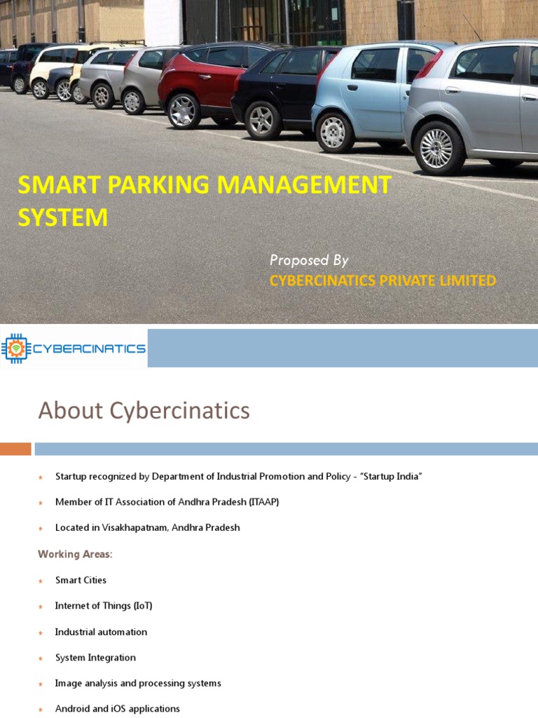 Smart Parking Management System Overview | PDF | Parking | Surveillance