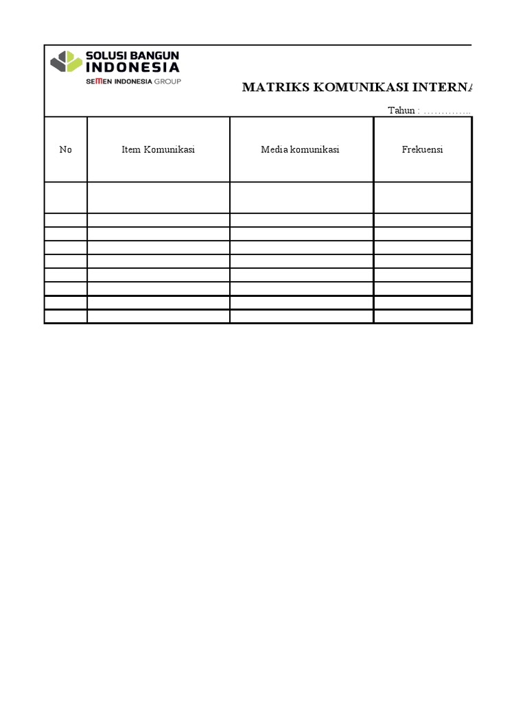 SF6484 - Ver - 1.1 - Matrix Komunikasi Laboratorium SBI | PDF