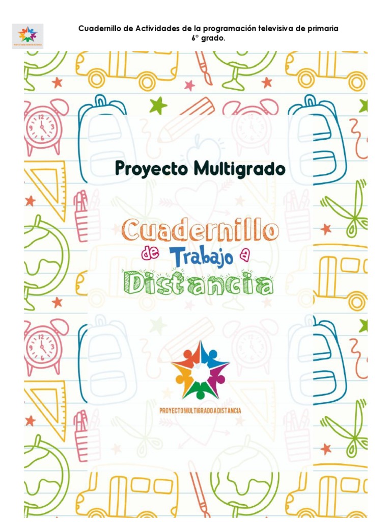6° Cuadernillo Multigrado | PDF | Educación avanzada | Science