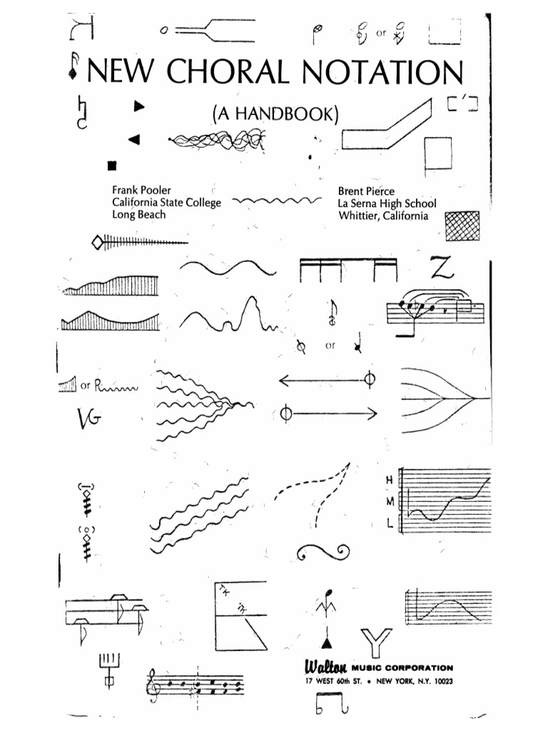 New Choral Notation 1971 Pooler Pierce | PDF
