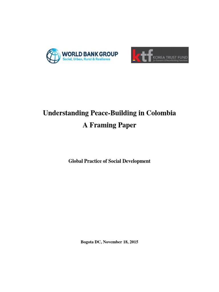 Understanding Peace Building in Colombia | PDF | Peacebuilding | Violence