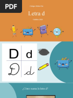 Práctica de lectura silábica con "d" | PDF