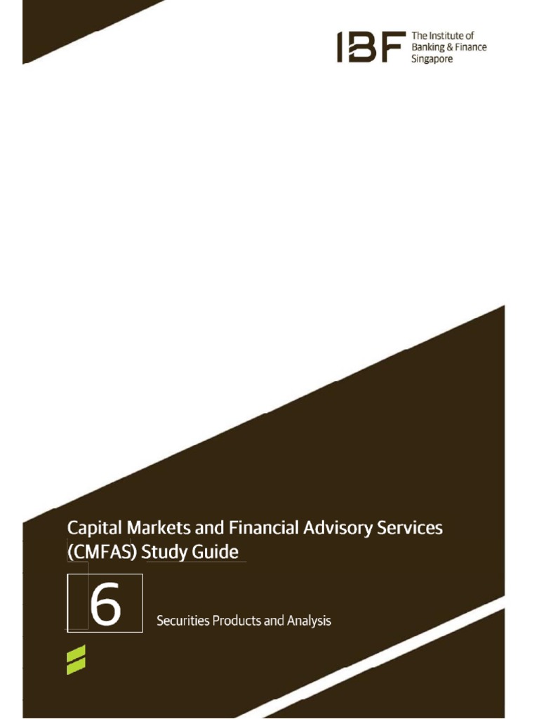 CMFAS M6 v2.8 PDF | Download Free PDF | Securities (Finance) | Stocks
