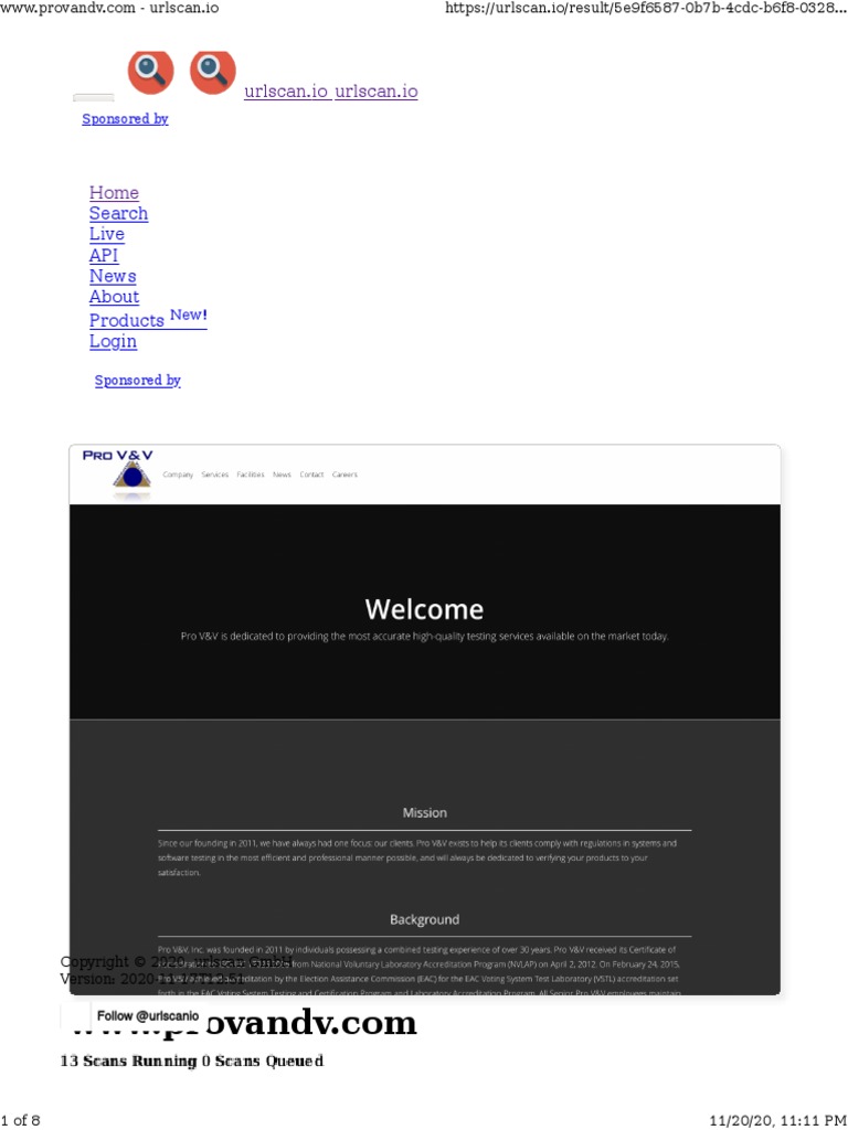 Search Live API News About Products Login: Urlscan - Io Urlscan - Io ...
