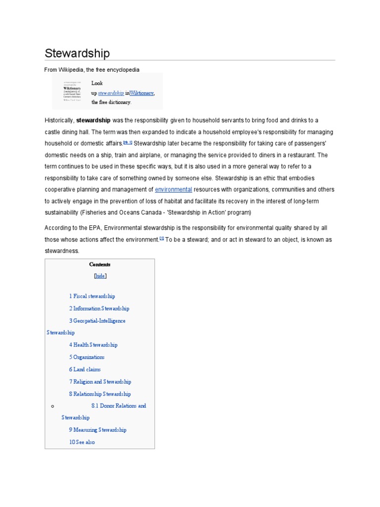 Understanding Stewardship Concepts | PDF | System | Health System