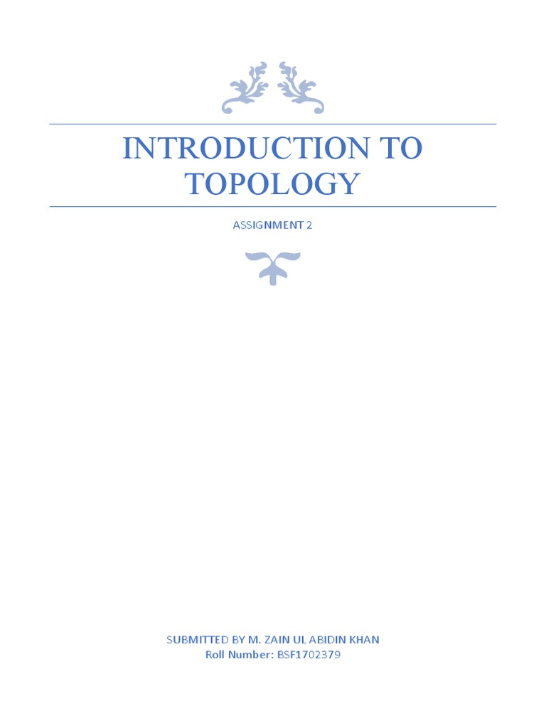 Topology MCQs 2 | PDF | Metric Space | Continuous Function