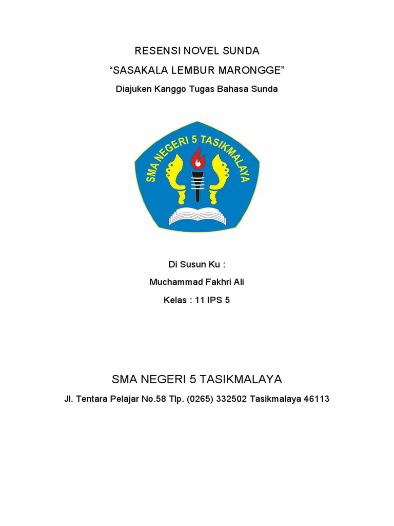 Resensi Novel Sunda | PDF