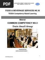 CBLM 1 Commercial Cooking NC Iii | PDF | Menu | Buffet