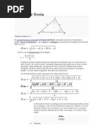 Semiperímetro y área del triángulo | PDF | Triángulo | Matemáticas