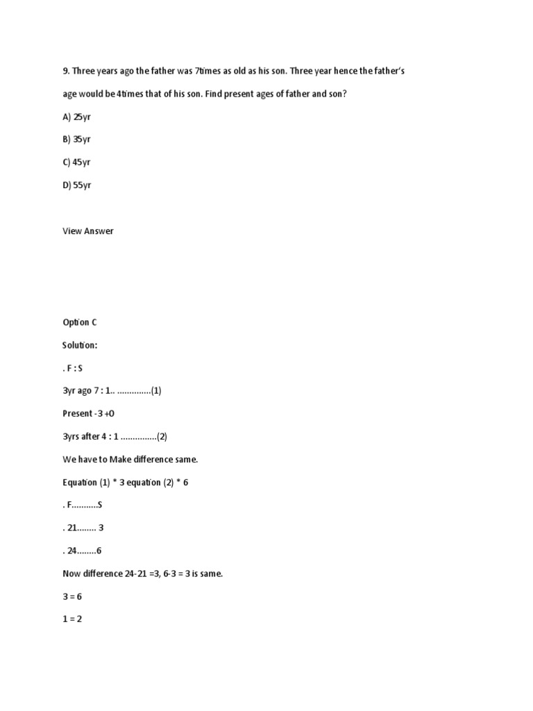 Quant Question Practice-Test4 | PDF | Algebra | Elementary Mathematics