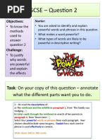 Edexcel IGCSE English Language Imaginative Writing Tasks | PDF | Home ...