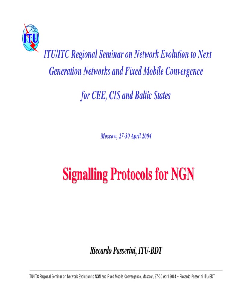 Itu PDF | PDF | Session Initiation Protocol | Public Switched Telephone ...