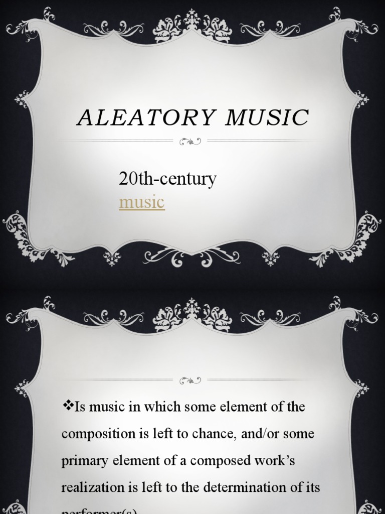 Aleatory Music | PDF