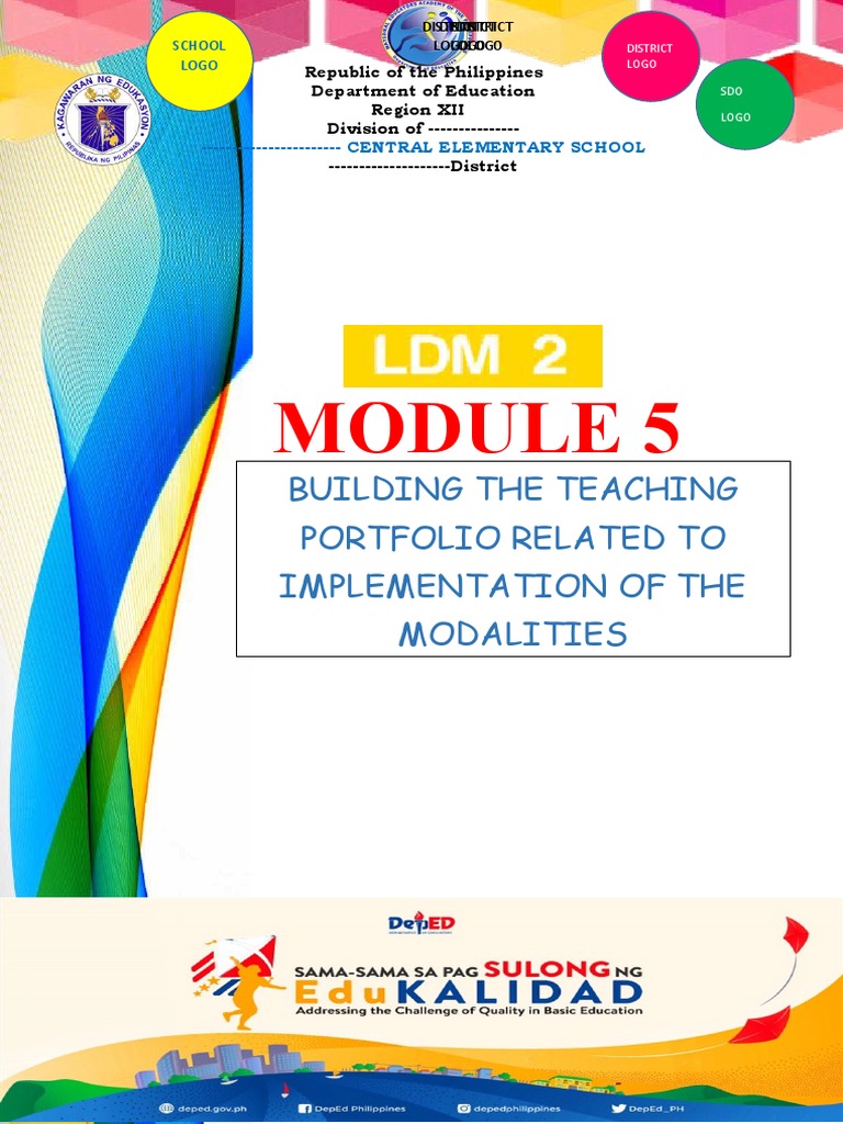 Module 5 COVER LDM 2 Portfolio | PDF