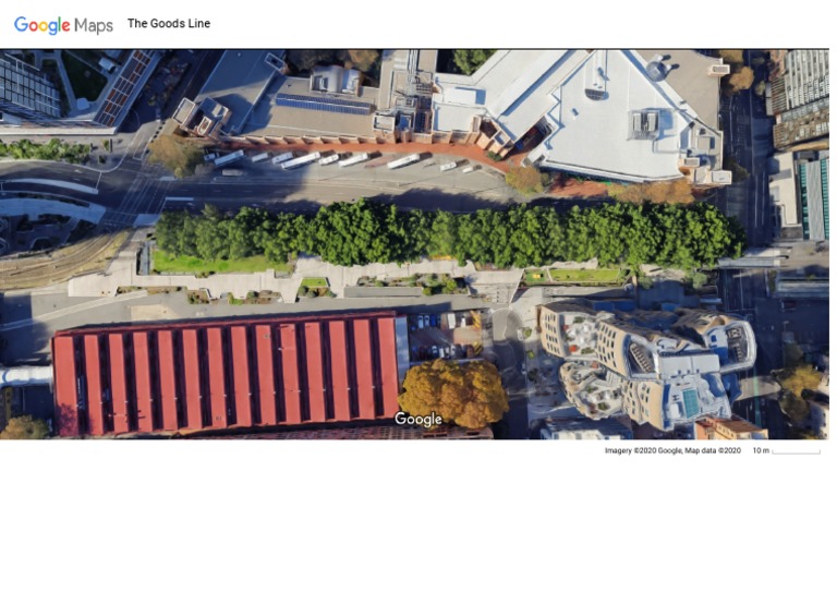 The Goods Line - Google Maps | PDF