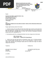 Surat Permohonan Sumbangan YB | PDF