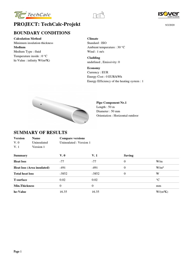 Project: Techcalc-Projekt: Boundary Conditions | PDF | Building ...