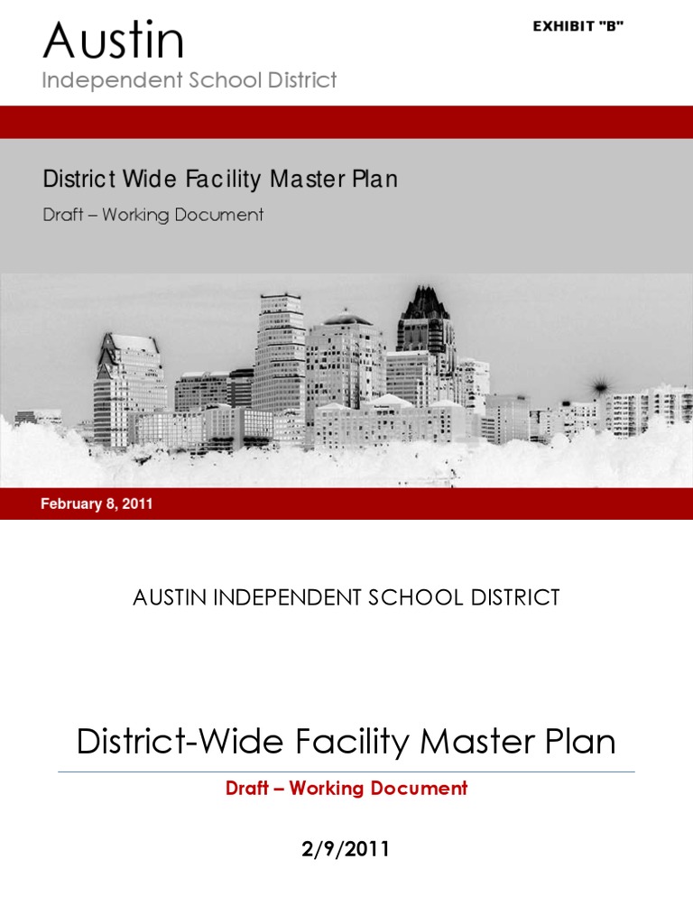 Austin ISD Preliminary Draft Ten Year Facility Master Plan | PDF ...