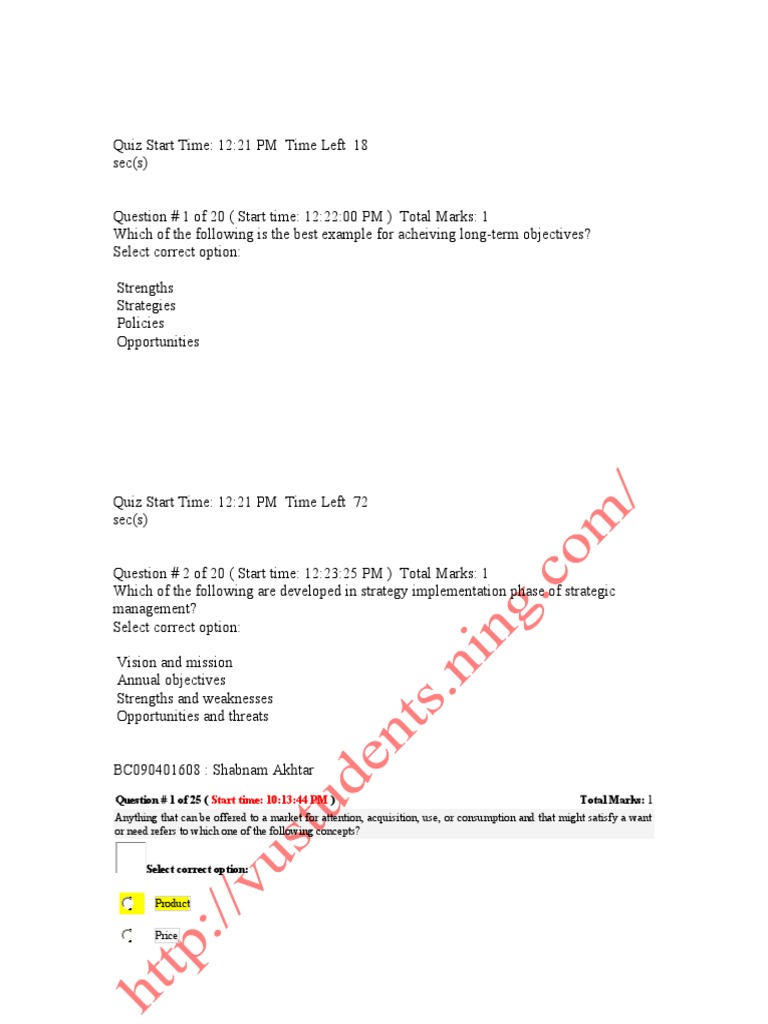 MGT301 Online Quiz MCQs With Solution MEGA File 200 Pages | PDF ... MGT301 Online Quiz MCQs With Solution MEGA File 200 Pages | PDF ...