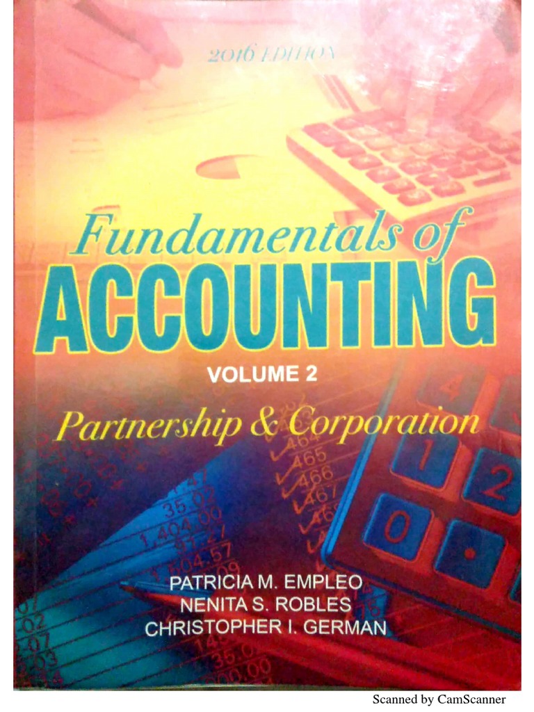 Fundamentals of Accounting - Partnership & Corporation | PDF ...