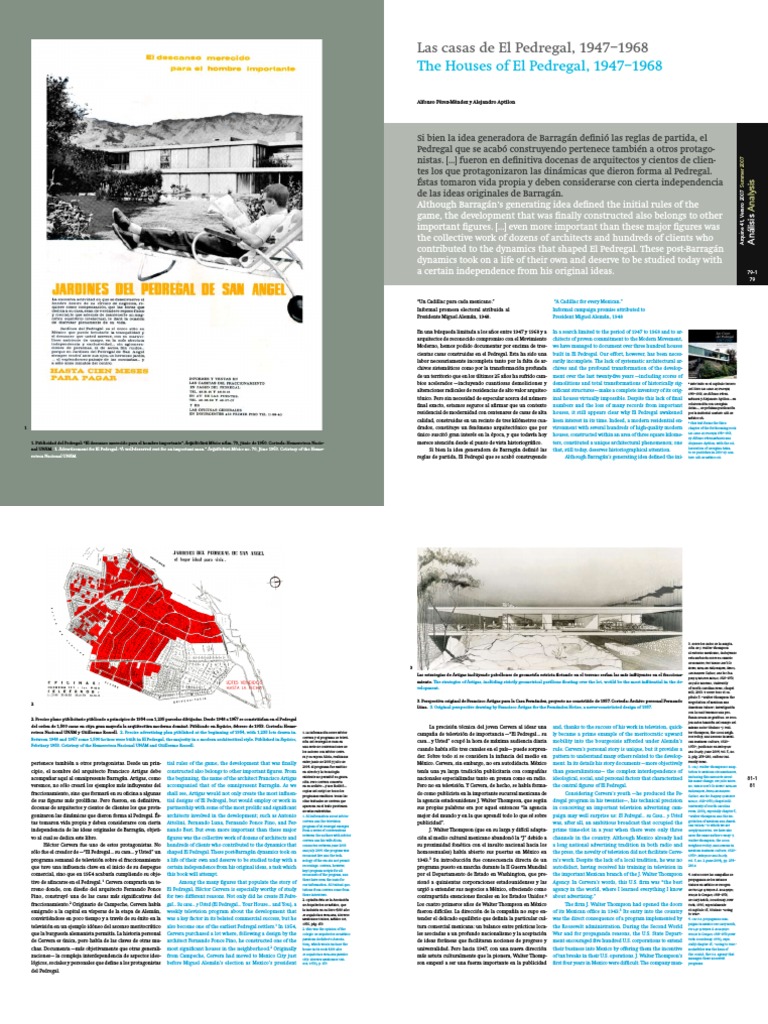 Las Casas de El Pedregal The Houses of El Pedregal | PDF | Publicidad