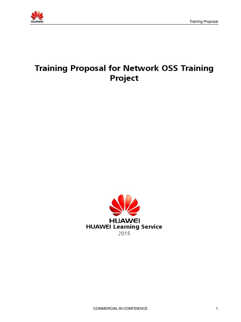 Training Proposal For Network OSS Trainng Project | PDF | Computer Network | Operating System