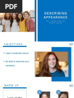 Appearance Pictionary | PDF
