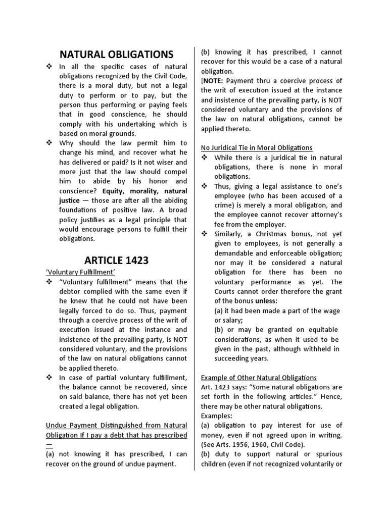 Natural Obligations: Justice - Those Are After All The Abiding | PDF ...