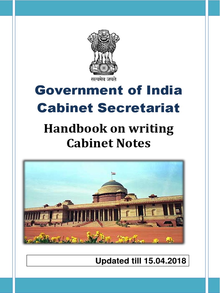 Handbook On Cabinet Notes | PDF | Ratification | Treaty