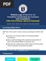 Presentations-K-to-12-Transition-Curriculum-for-LWDs | PDF