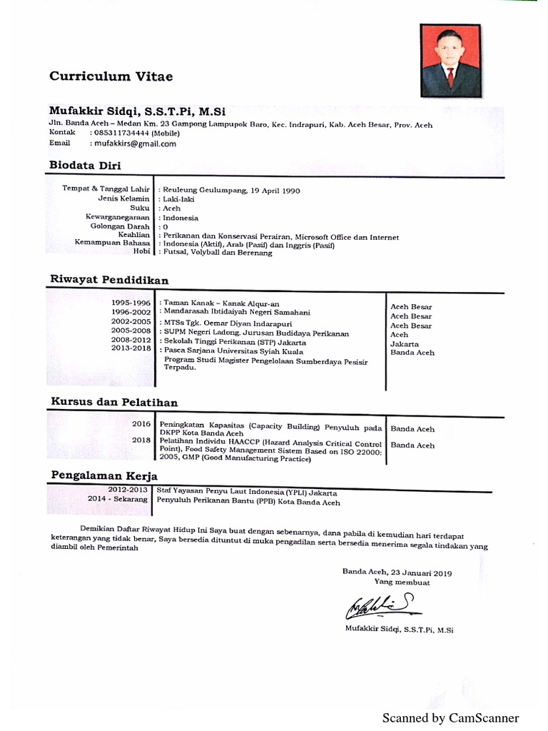 CV Submission in PDF Format | PDF