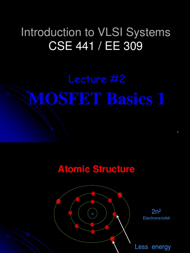 Introduction To VLSI Systems: CSE 441 / EE 309 | Download Free PDF ...