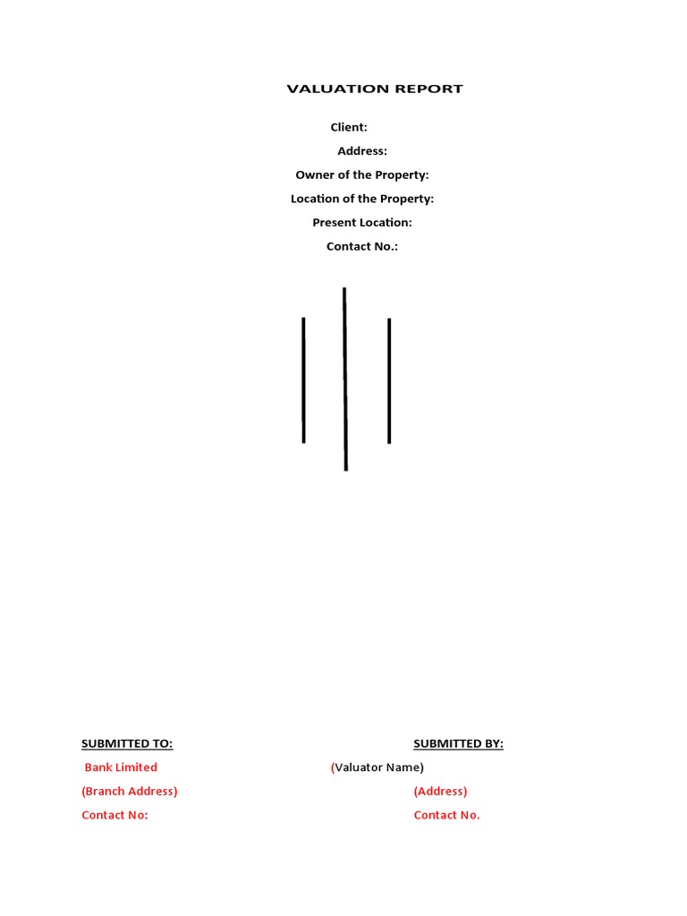 Property Valuation Report Template | PDF | Real Estate Appraisal ...