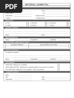 Material Inspection Report (Steel) Form | PDF | Engineering