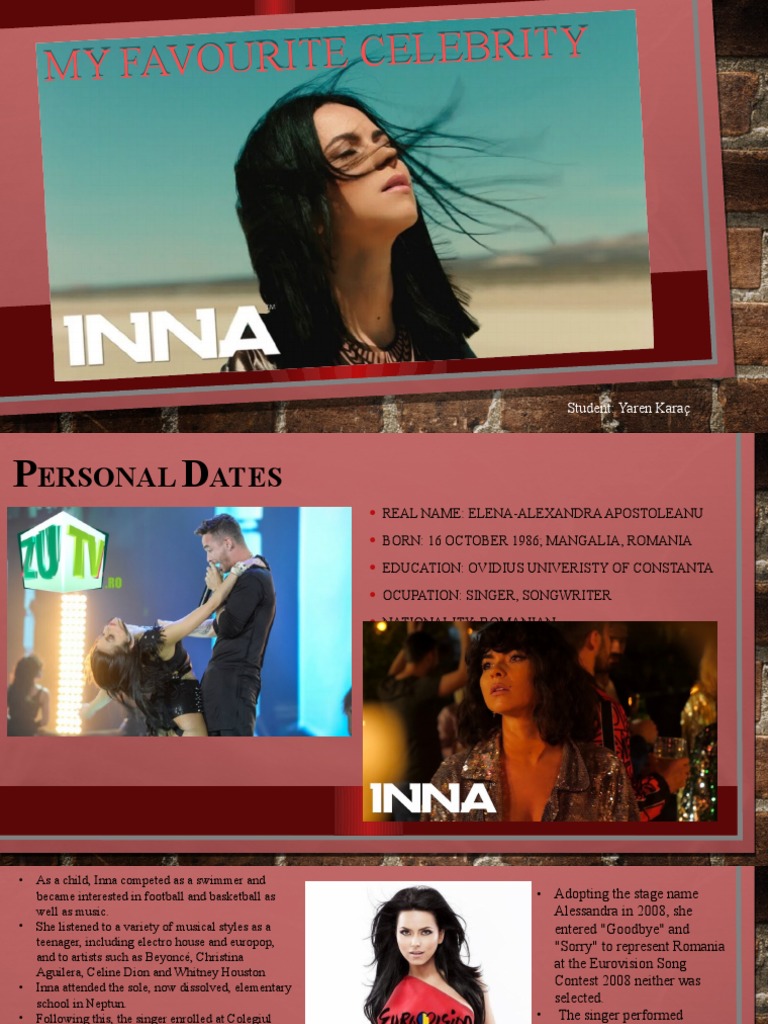 My Favourite Celebrity | PDF | European Music | Dance Music