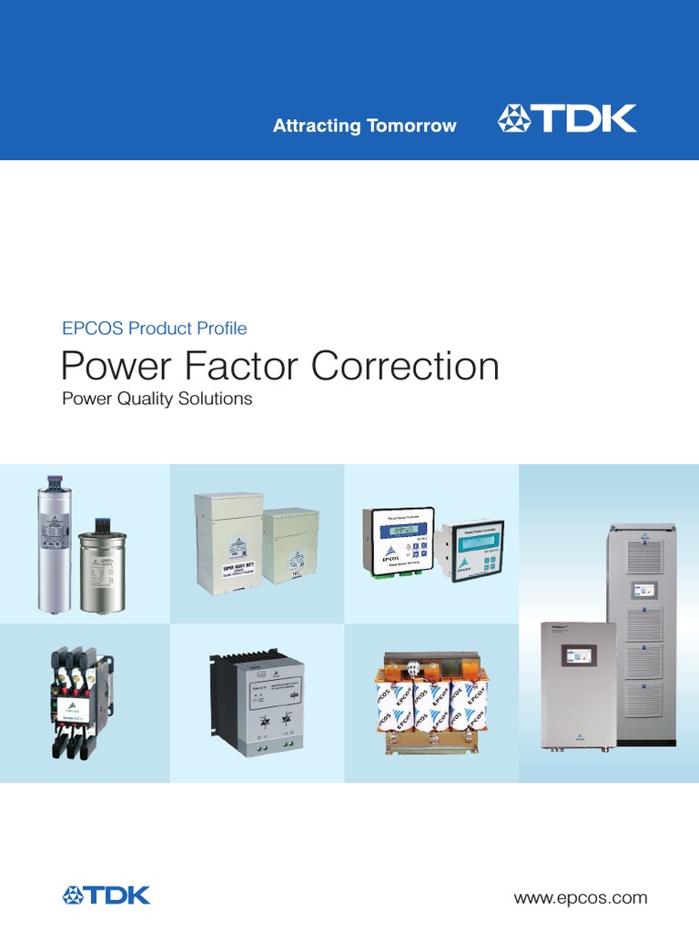 Epcos TDKCatalog Final | PDF | Ac Power | Capacitor