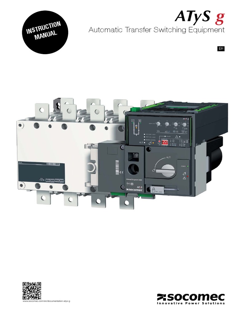 Automatic Transfer Switching Equipment: Instr Uction Manual | PDF ...
