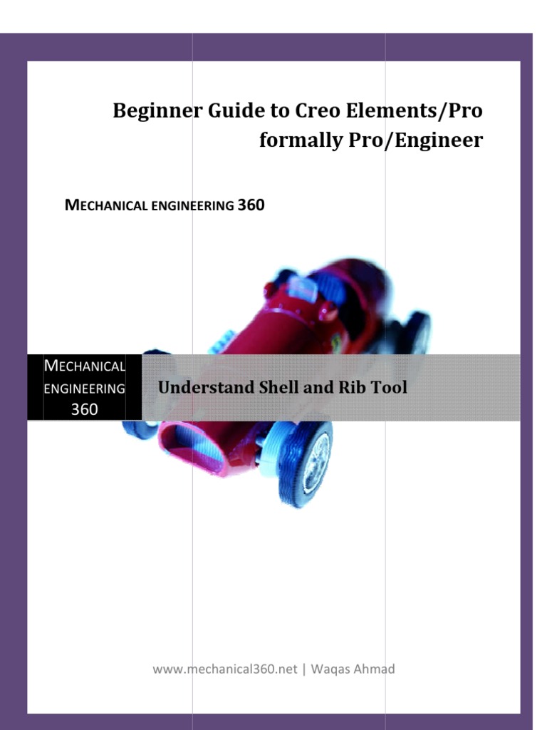 Understand Shell and Rib Feature - Creo Elements Pro | PDF | Software ...