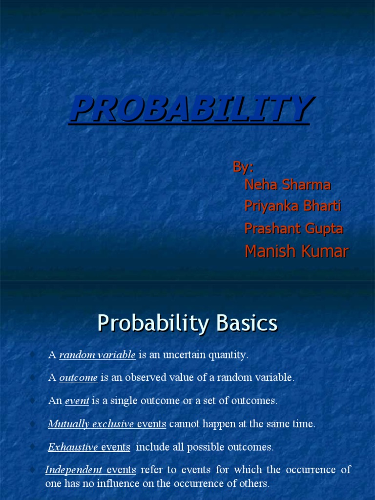 Original | PDF | Random Variable | Probability Theory