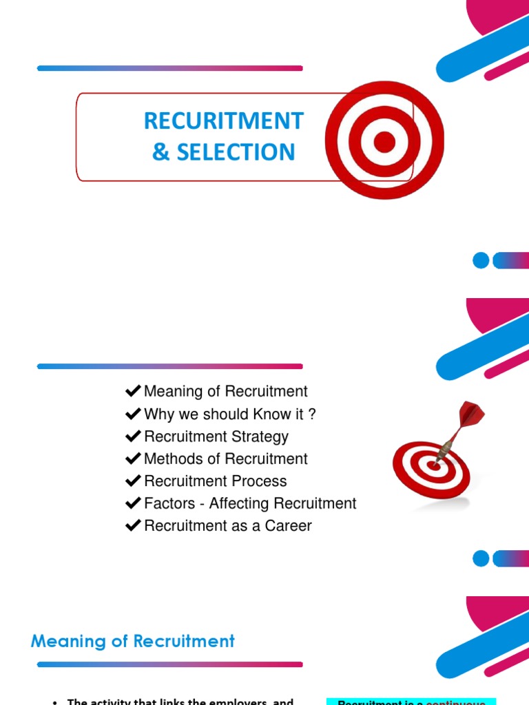 Recruitment and Selection | PDF | Recruitment | Human Resource Management