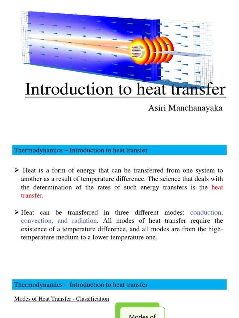 Heat Transfer Basics for Students | PDF | Heat Transfer | Thermal ...